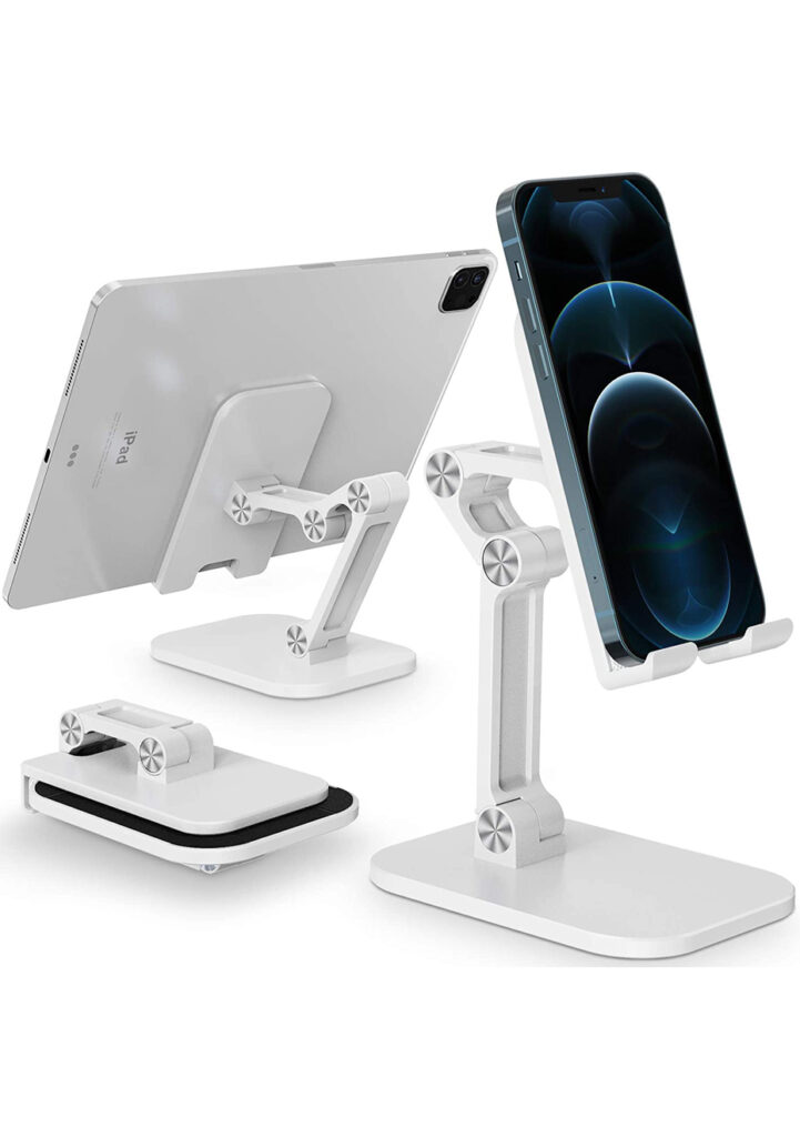 Foldable Angle Height Adjustable Desktop Tablet Phone Holder Stand ...