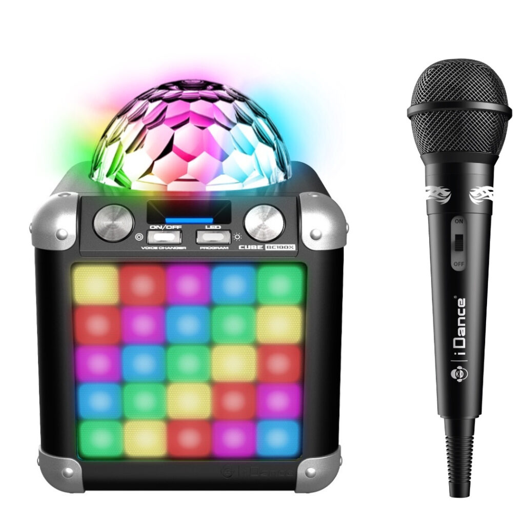 iDance Disco Cube BT Speaker w Mic – Urban Global