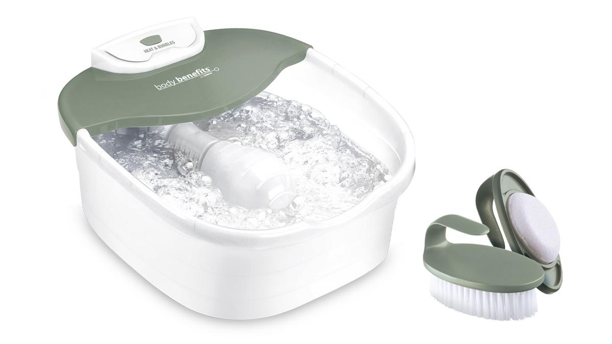 Body Benefits Heat Sense Foot Spa with Brush Green White – Urban Global